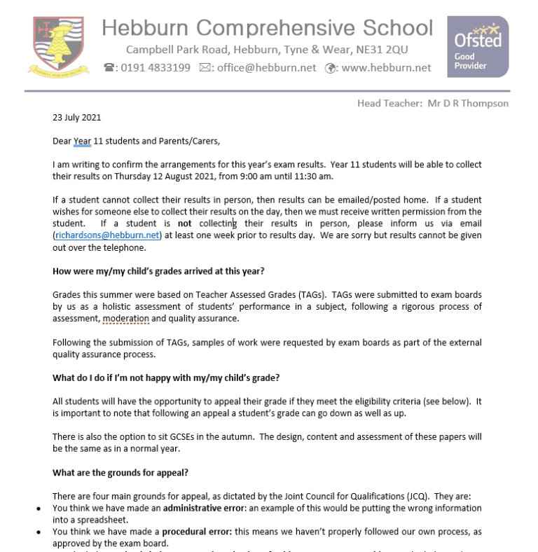 Home - Hebburn Comprehensive School